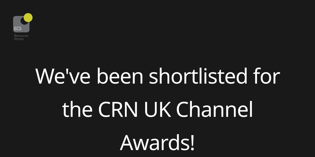 We've been shortlisted for the CRN UK Channel Awards!